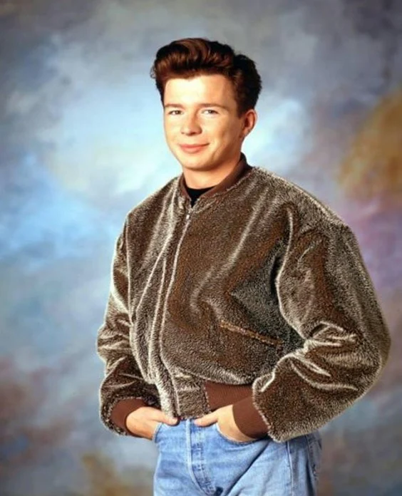 Rick Astley, circa 1987 | Scrolller
