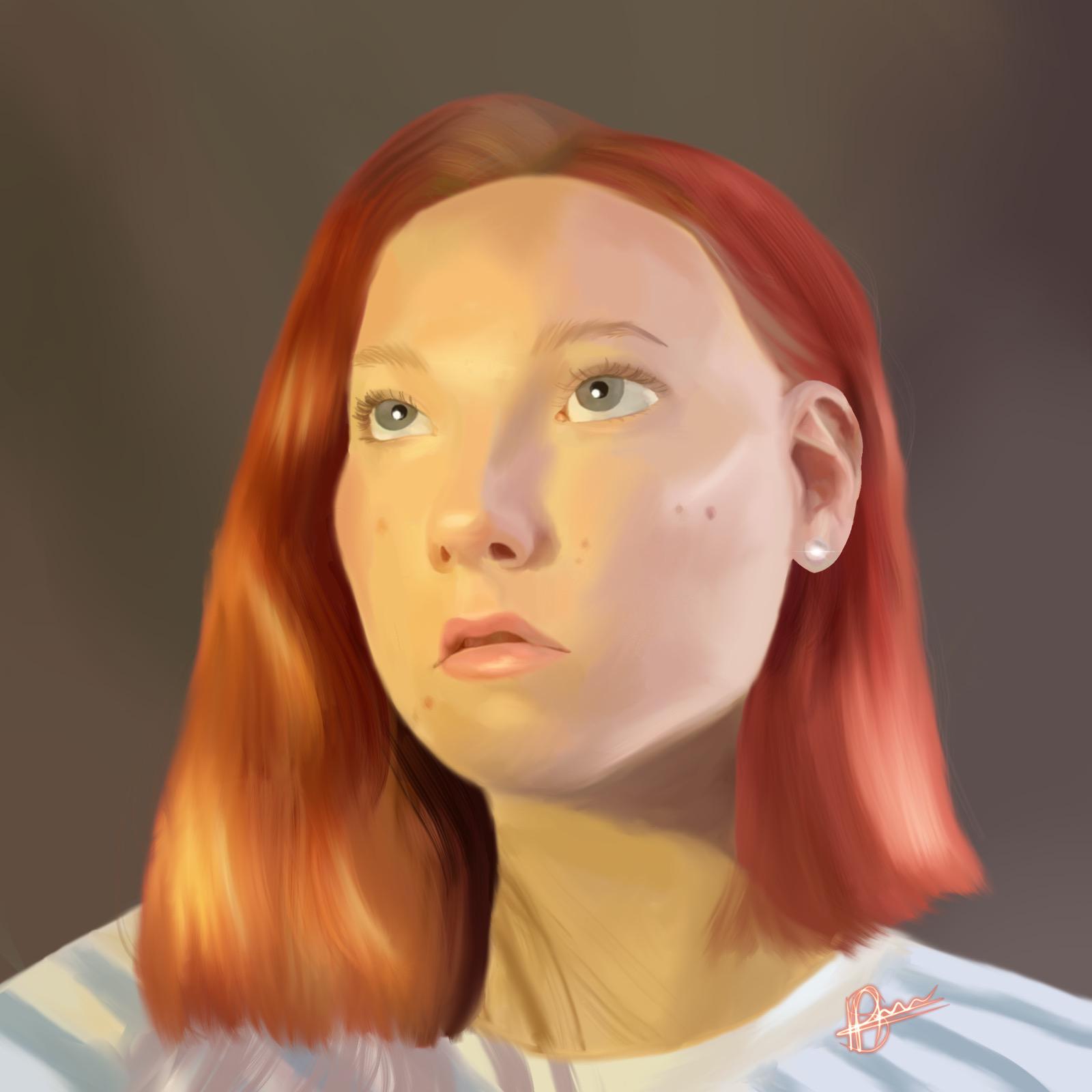 'Self Portrait', me (Simmer), digital (Procreate), 2022 | Scrolller