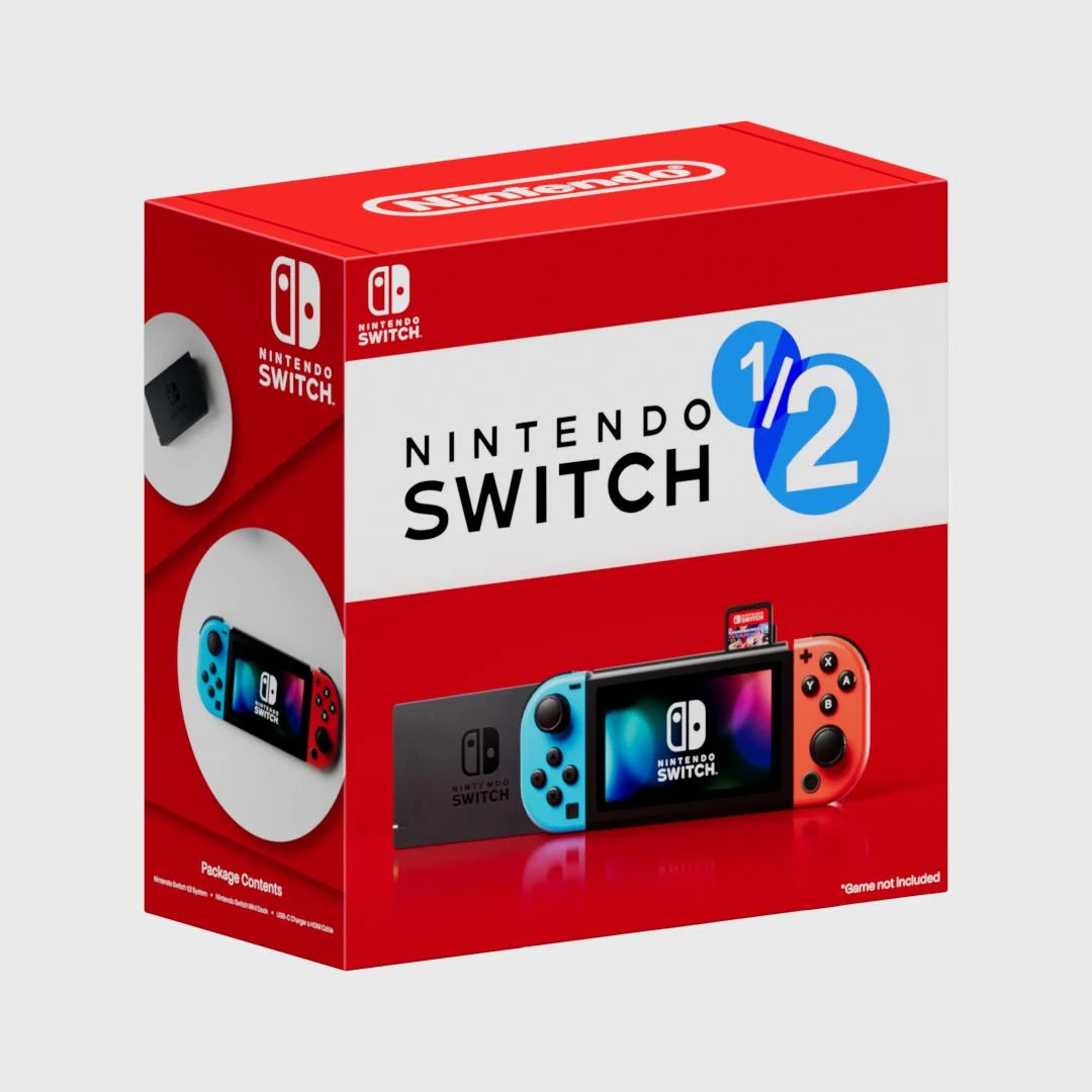 Fake Nintendo Switch model I created, based on shrinkflation | Scrolller