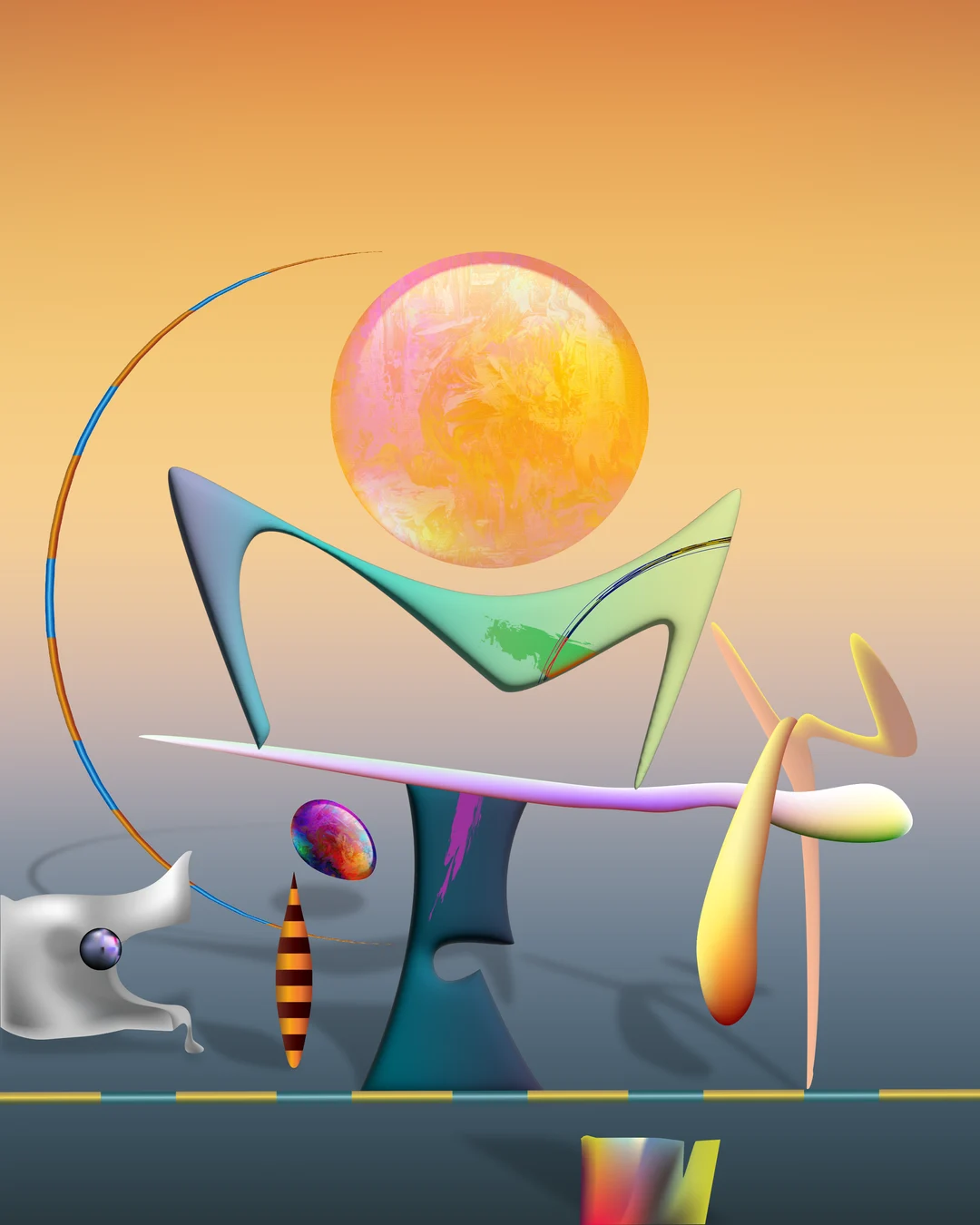 Sunset Over Morpheus, by Ruffmouse, Digital Art, 2024 | Scrolller