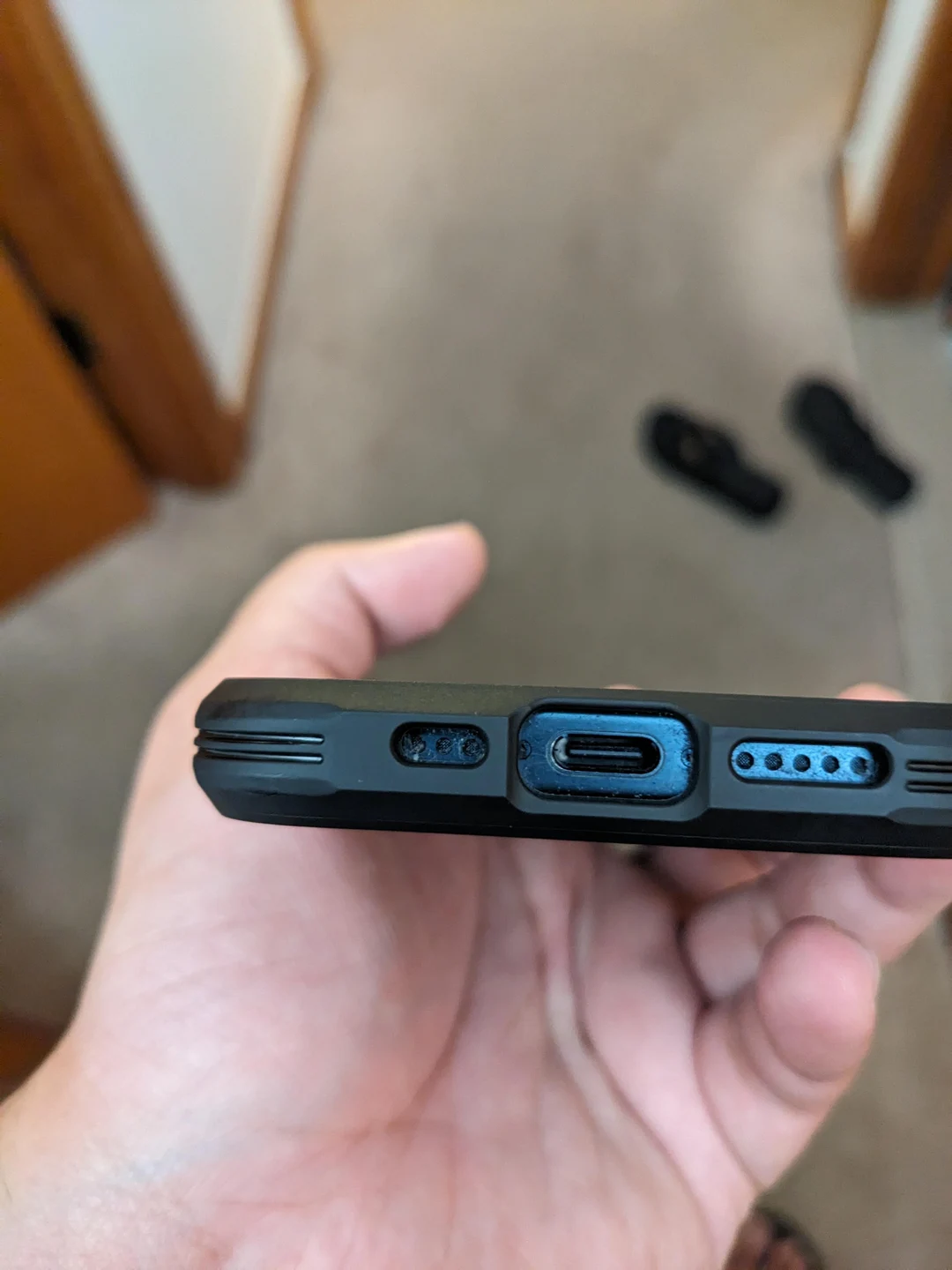 White stuff on my charging port | Scrolller