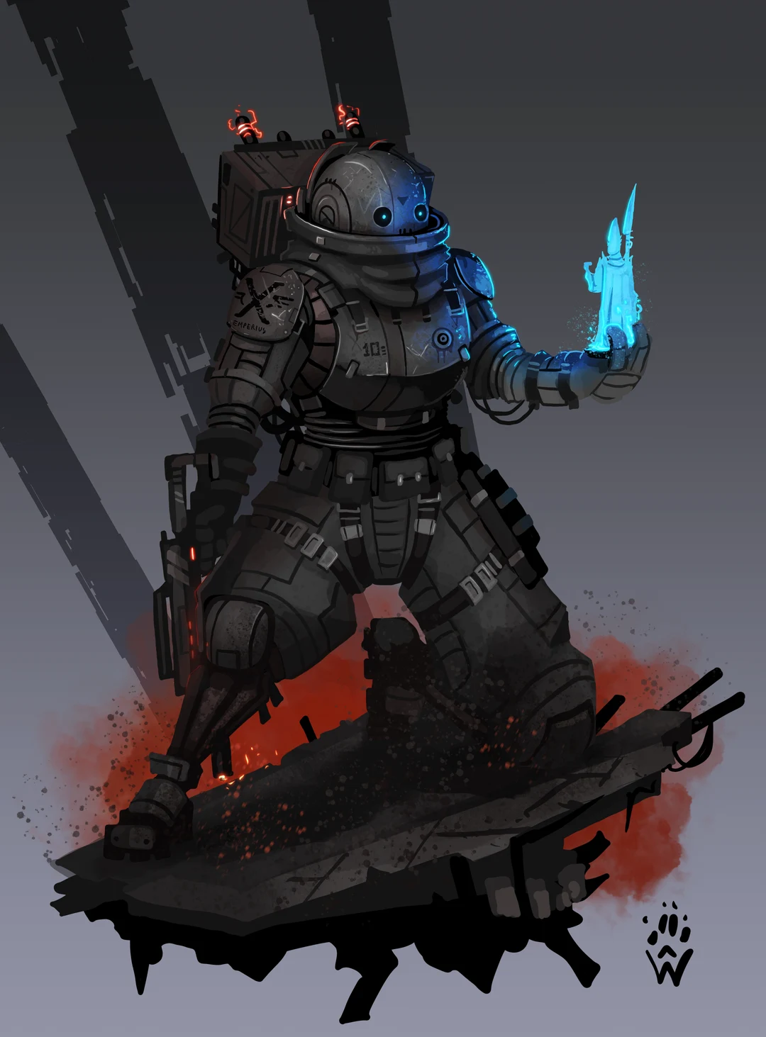 Lucifer Blacks Shield Sergeant | Scrolller