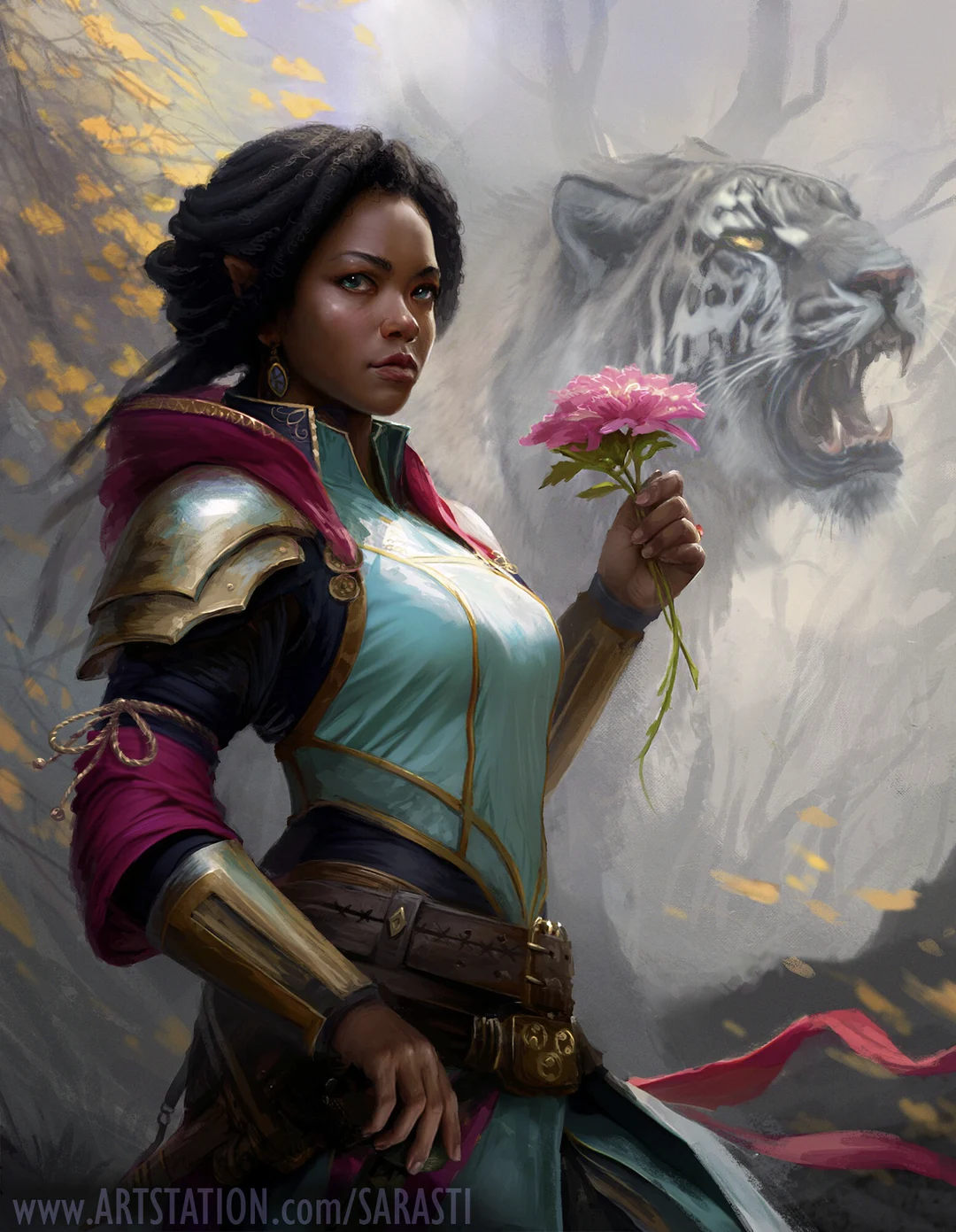 Taviel, Elf Ranger by Lily Abdullina | Scrolller