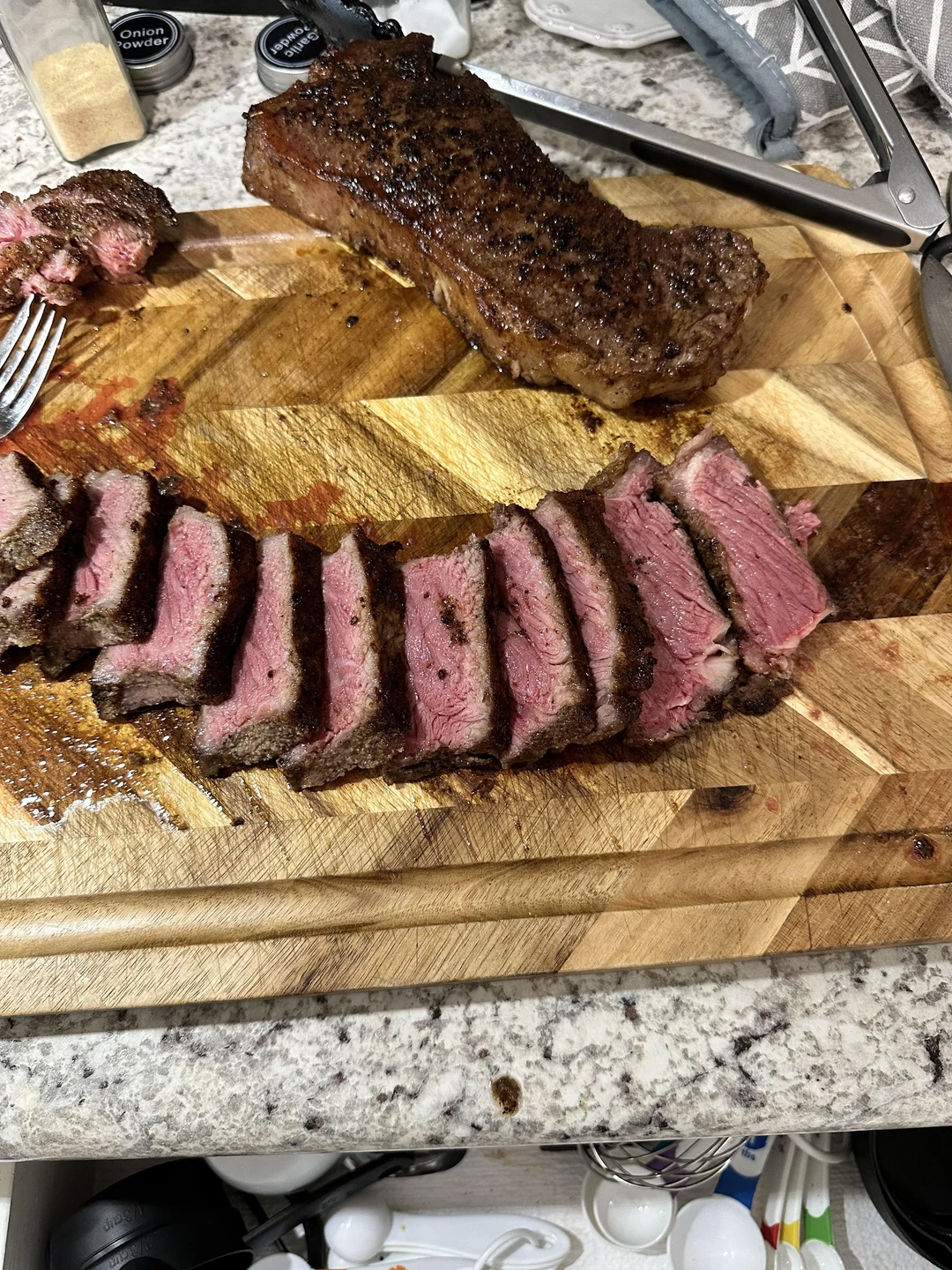 Thickkkk New York Strips, Reverse seared to perfection | Scrolller