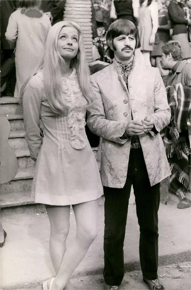Ewa Aulin & Ringo Starr ca 1968 | Scrolller