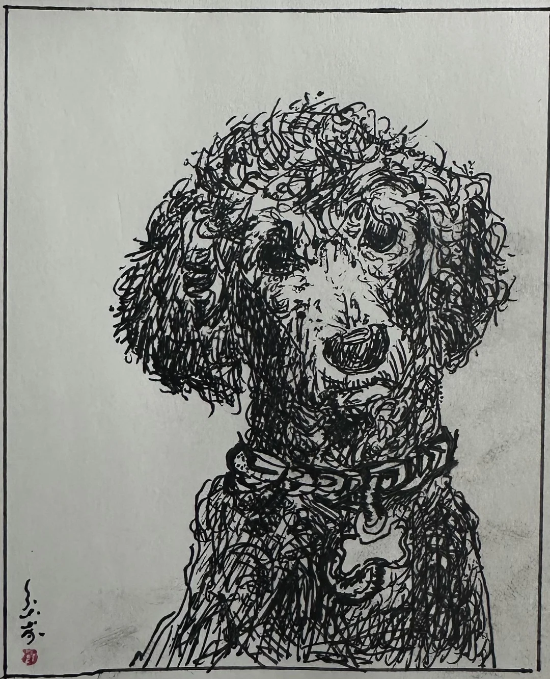 Dog,Tinytiny,Ink,2024 | Scrolller
