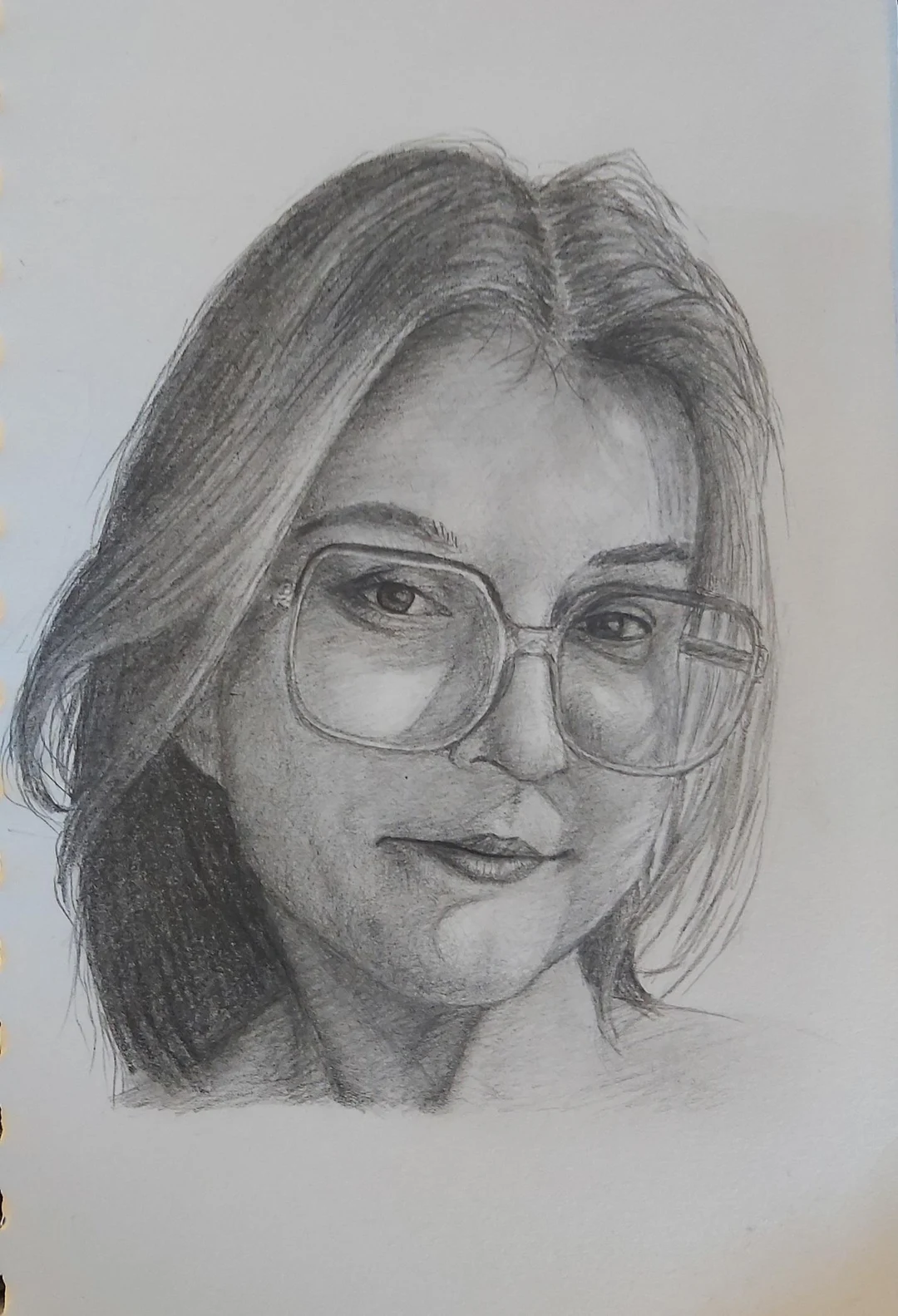 Portrait study, by me, graphite on paper, 2023 | Scrolller
