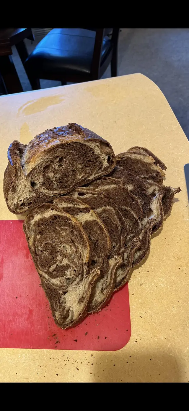 Sourdough marble Rye from St. Patrick’s day | Scrolller