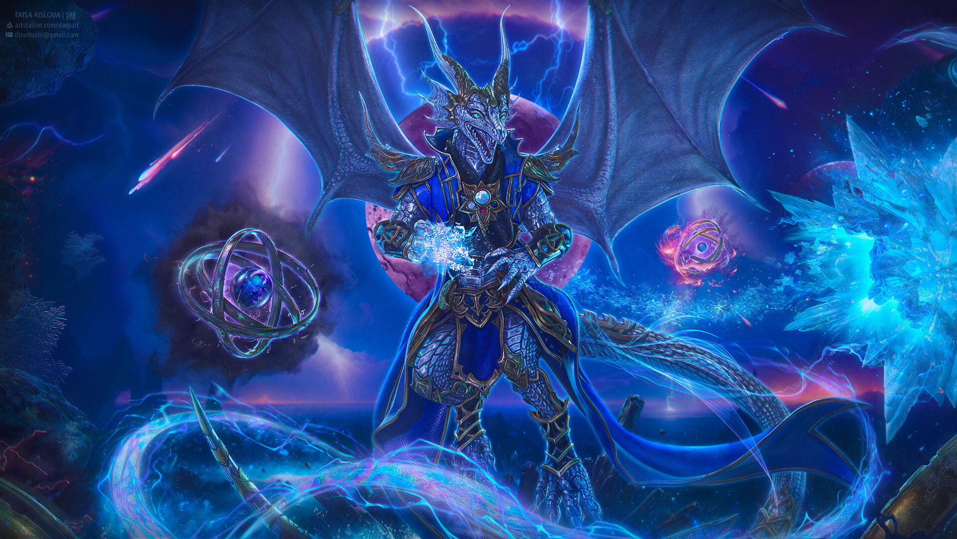 Ultimus Telum — The Platinum Dragon by Taisa Kislova (DarP) | Scrolller