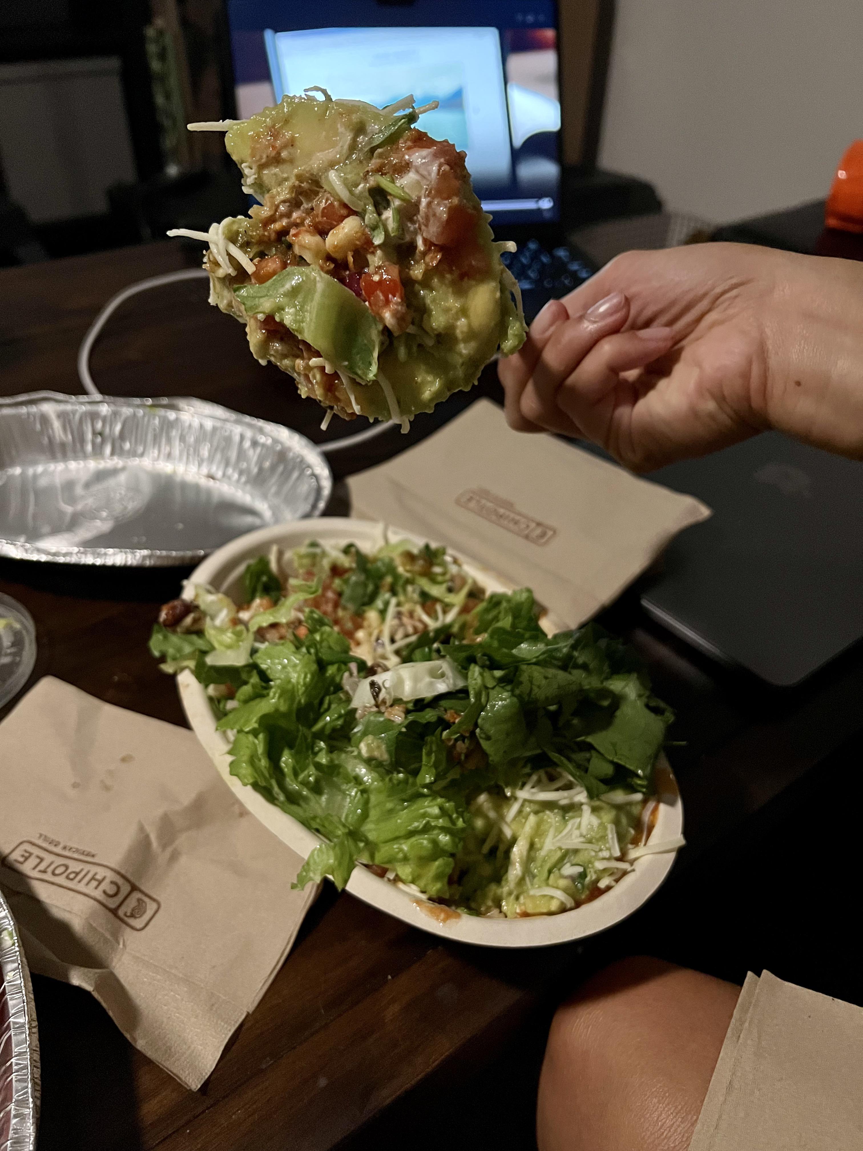 GF got an entire avocado in her Chipotle bowl! | Scrolller