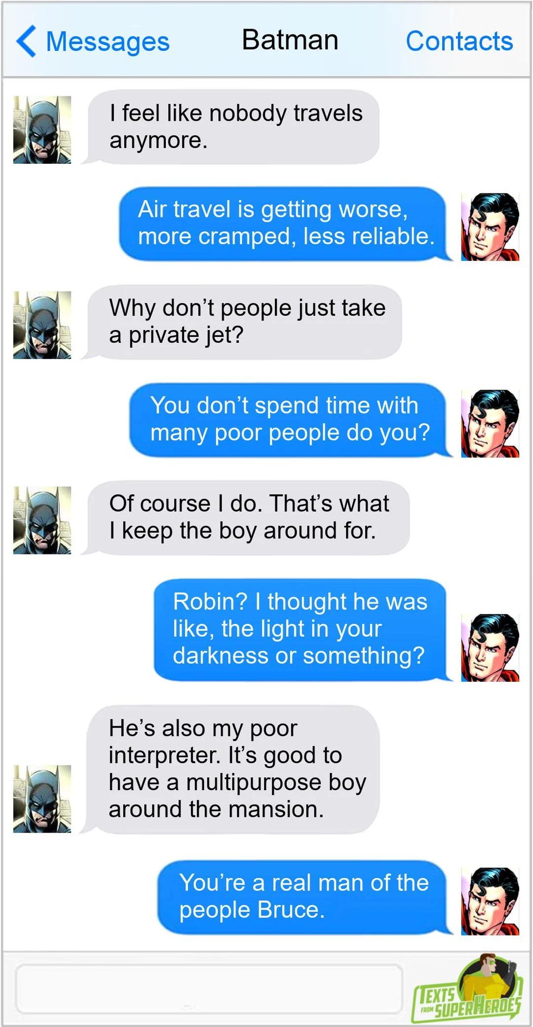Texts from Superheroes | Scrolller