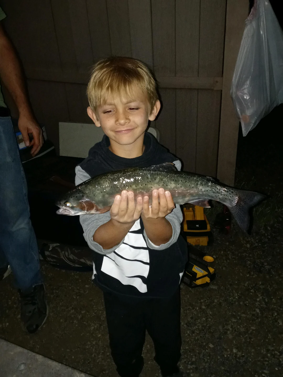My sons first fish | Scrolller