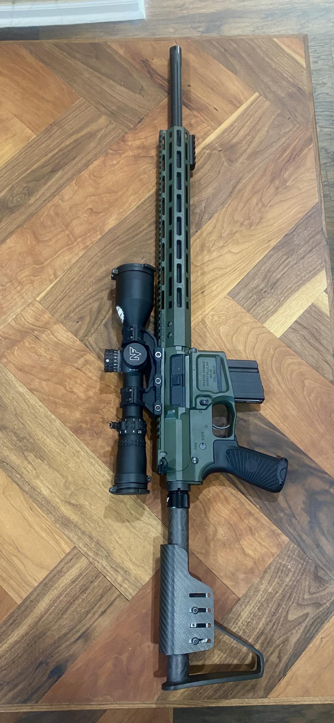 Just got the Nightforce nx8 2.5x20 mounted on my Wilson Combat super sniper 6.5 grendel | Scrolller