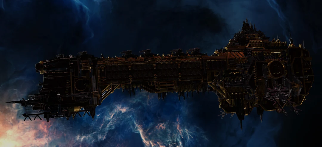 Lorgar’s Gloriana traveling the warp | Scrolller