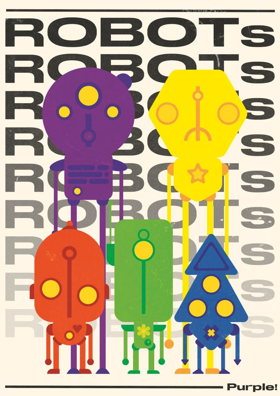 ROBOTs, by NeonPurpleSalmon, illustrator, 2023 | Scrolller