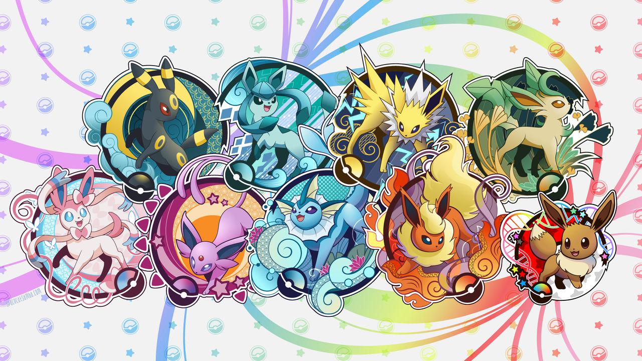 Pokemon Eeveelutions - Light by_sambaneko | Scrolller