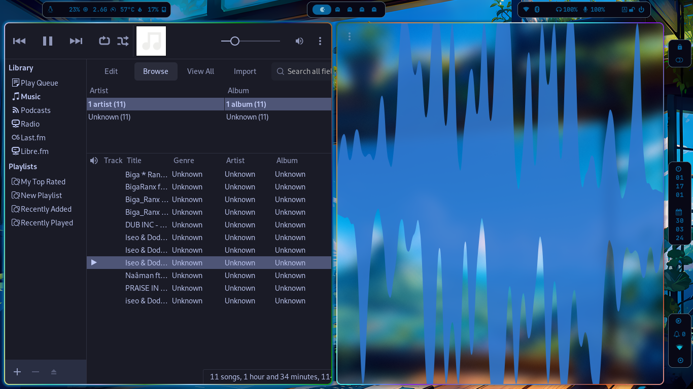 [Hyprland] Fedora hyprland desktop! my first rise | Scrolller