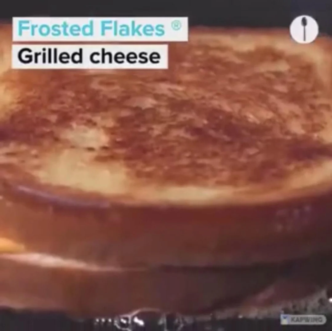 R/grilledcheese users be like “Umm, excuse me, that’s actually a Frosted Flakes melt.” | Scrolller