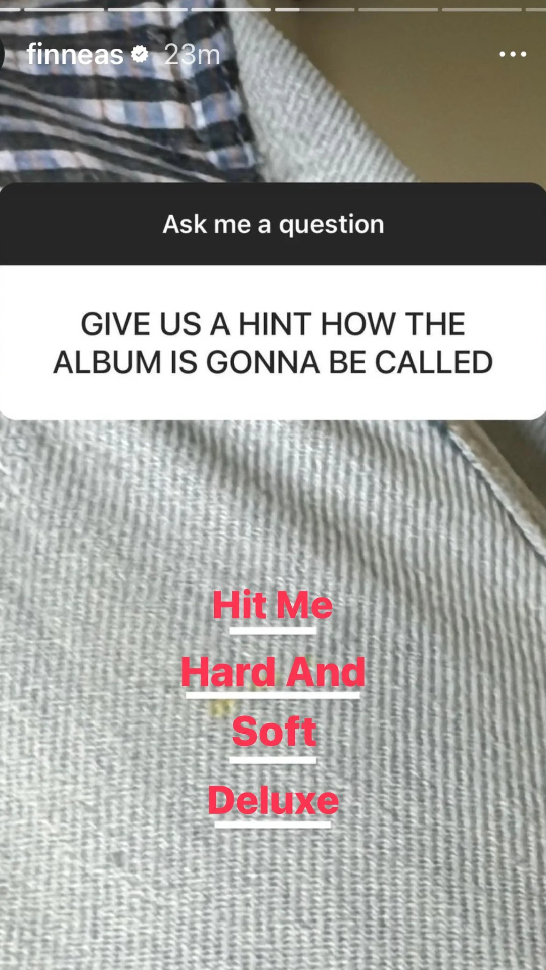 Me Being Delusional After Seeing Finneas’ Story🤪 | Scrolller