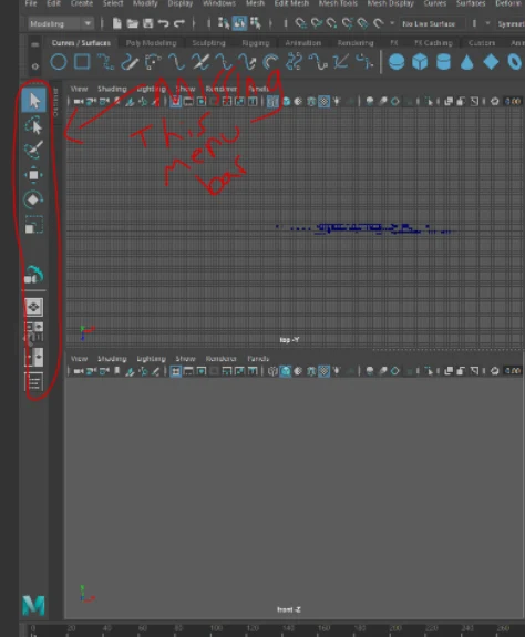 Missing Sidebar menu for manipulator tool! | Scrolller