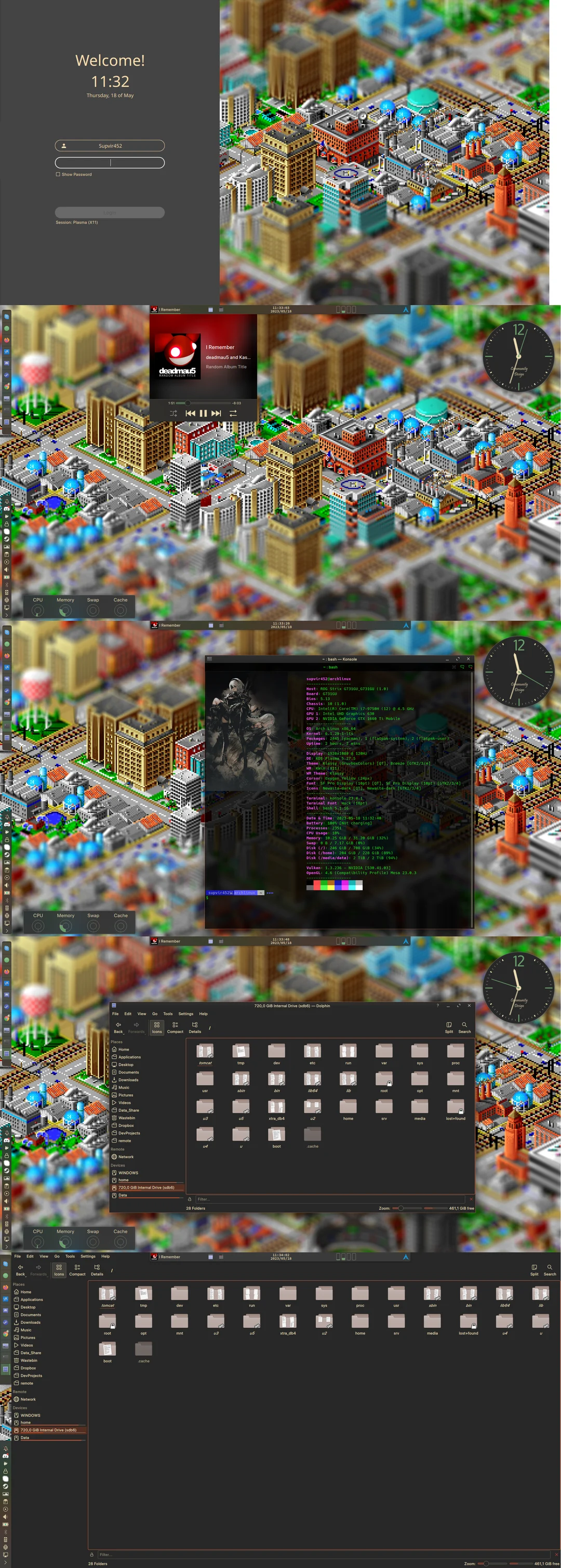 [KDE Plasma] - Hope I did not burn the Rice! | Scrolller