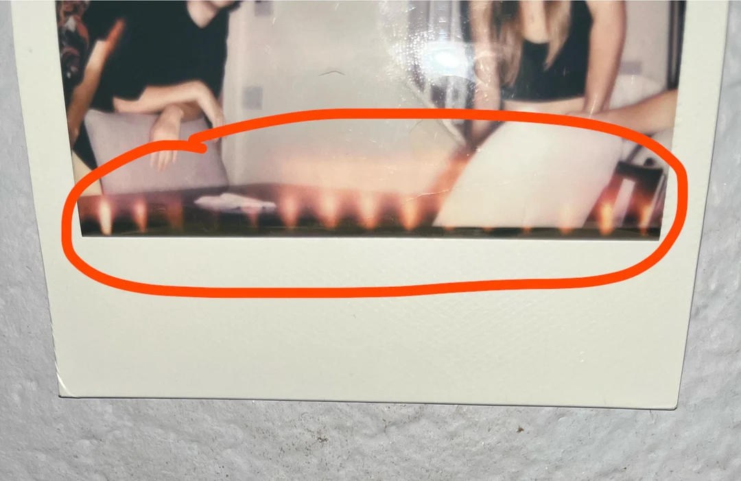 help! weird print on polaroid one600 pics | Scrolller