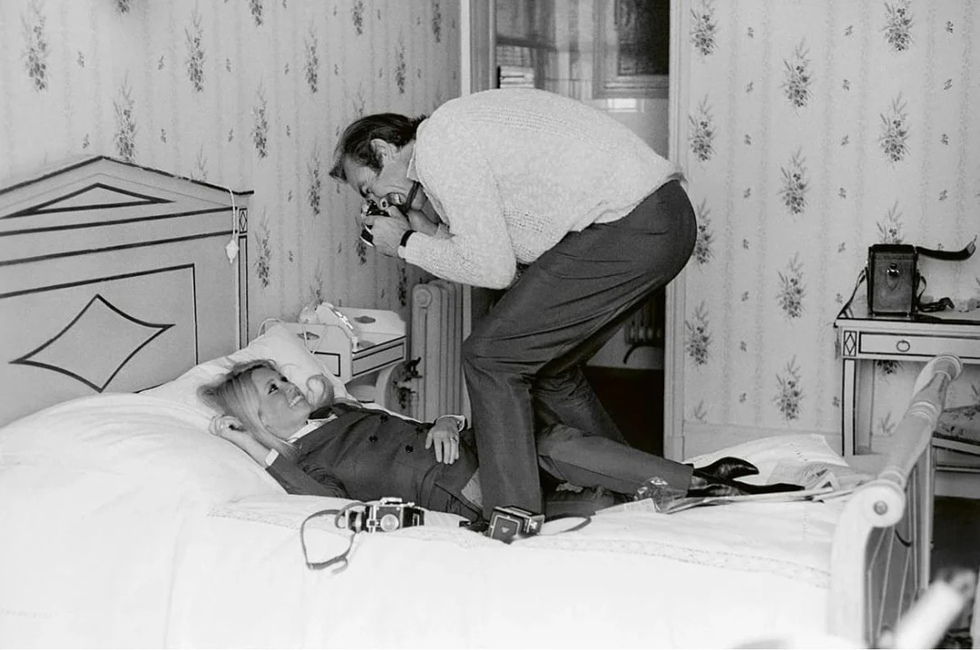 Sean Connery and Brigitte Bardot meet for the first time in Deauville, France, 1968. They were ...