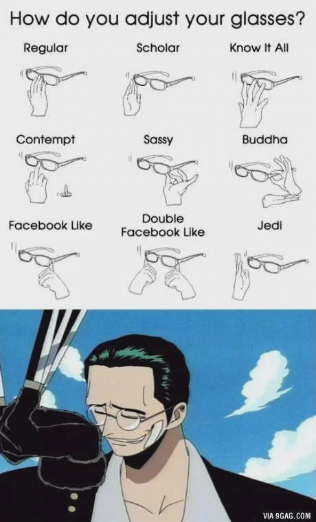 Only legends adjust their glasses like that 🤓 | Scrolller