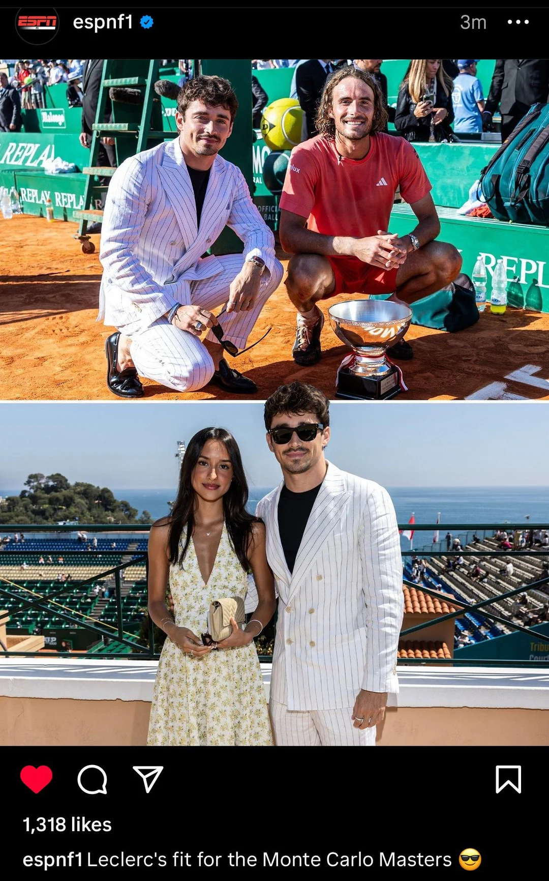 He looks happy outside of F1 but damn that suit looks great on him | Scrolller