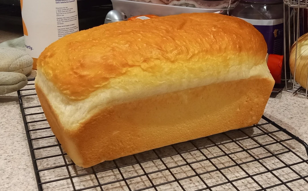 Bread I made today! It's a Hawaiian style sandwich loaf. | Scrolller
