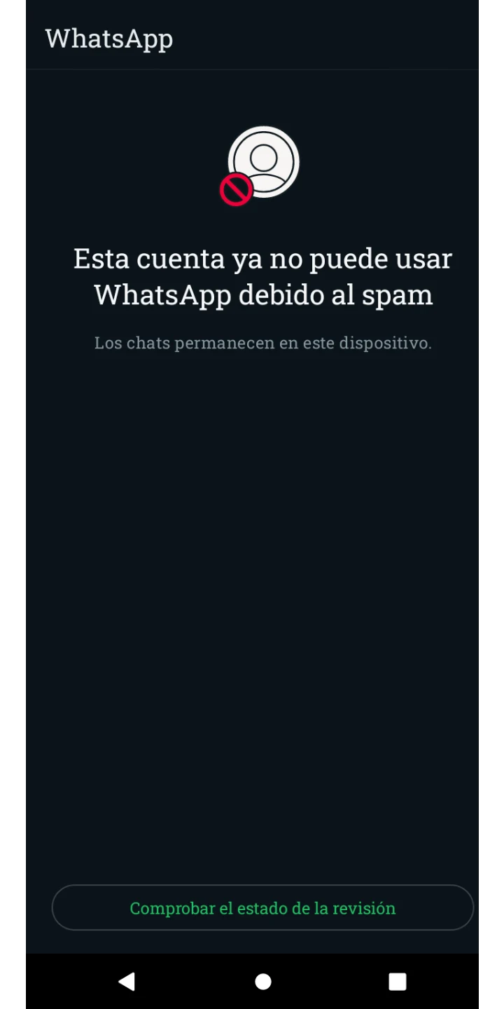 My WhatsApp account has been blocked by mistake | Scrolller