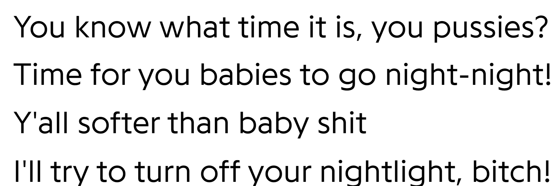 Post your favorite braindead hardcore lyrics | Scrolller