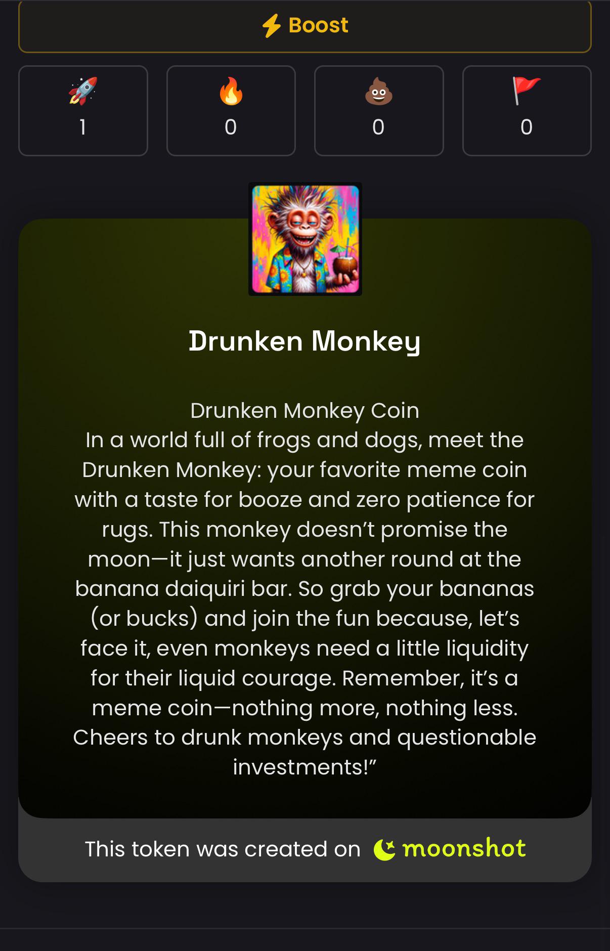 In a world full of dogs and frogs meet the drunken monkey! | Scrolller