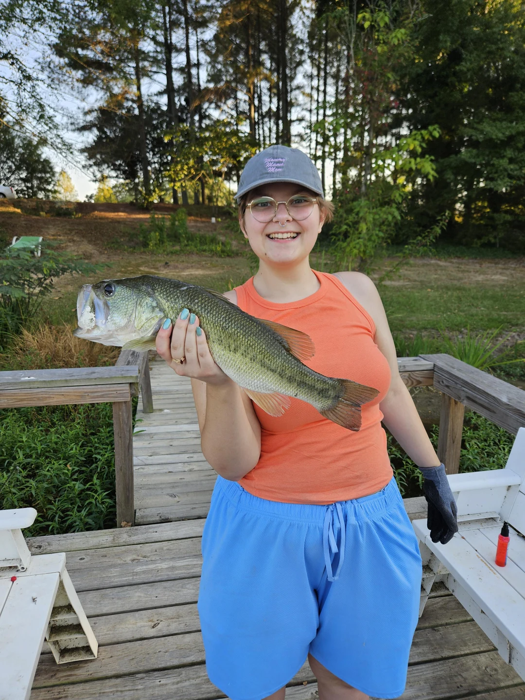 Caught my first Bass! | Scrolller