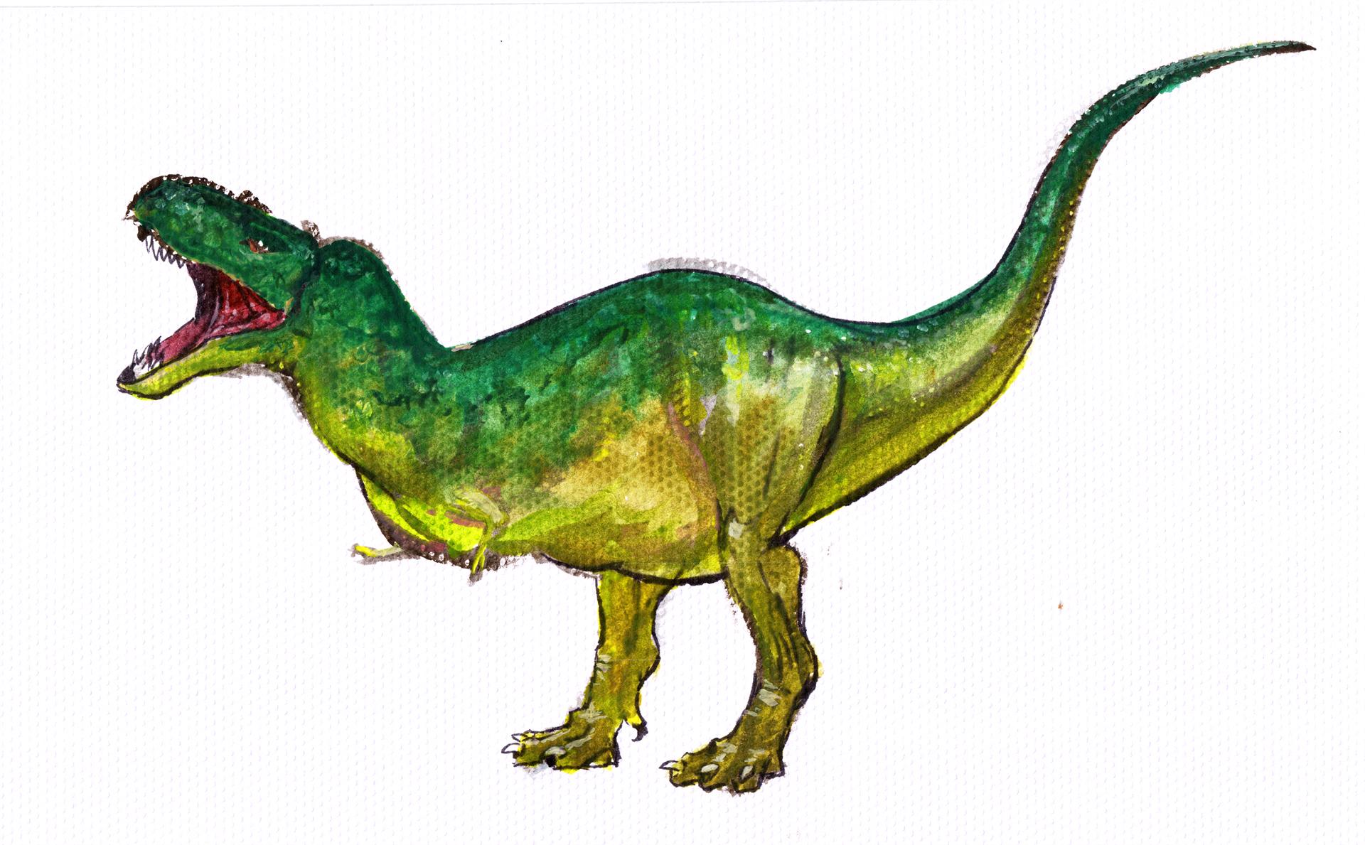 Gradient T-rex, by me | Scrolller