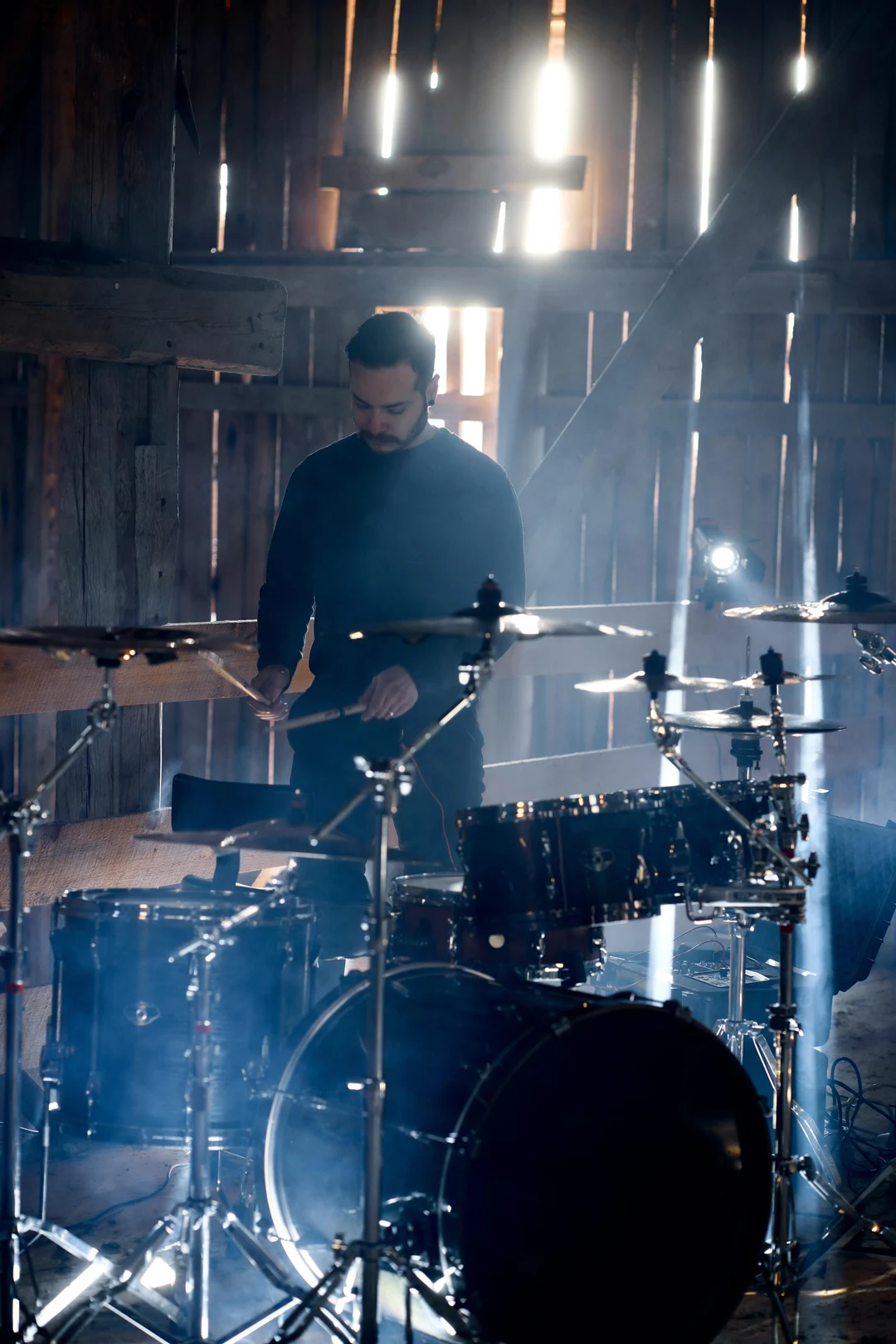 Behind the scenes shot of the drummer from my upcoming music video (a7r3, f4, iso 400) | Scrolller
