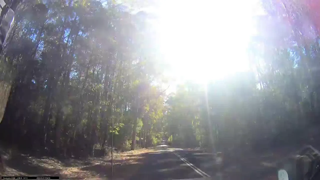 Dashcam Footage of Random Male Covered in Dirt Without Shoes Running Down Road Off His Face in ...