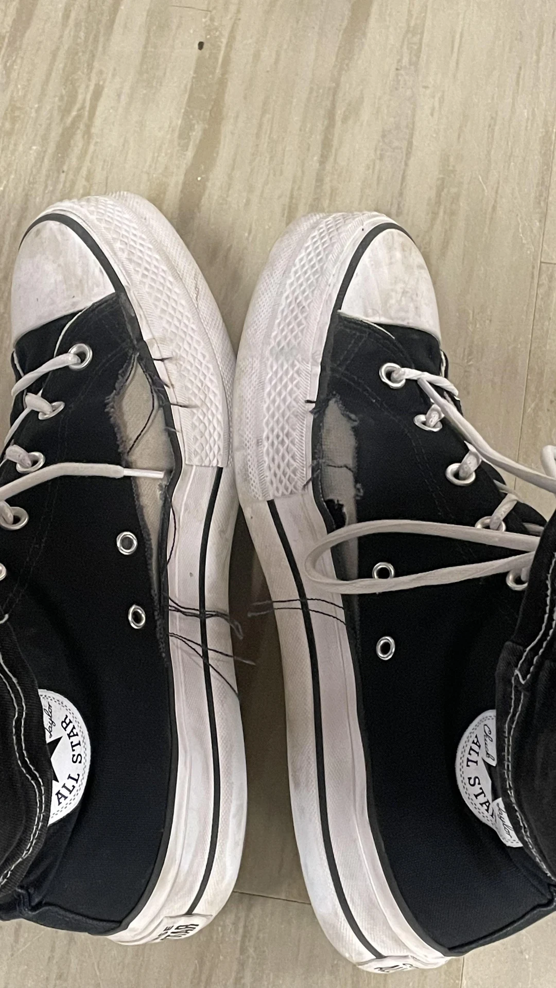 why are my converse ripping | Scrolller