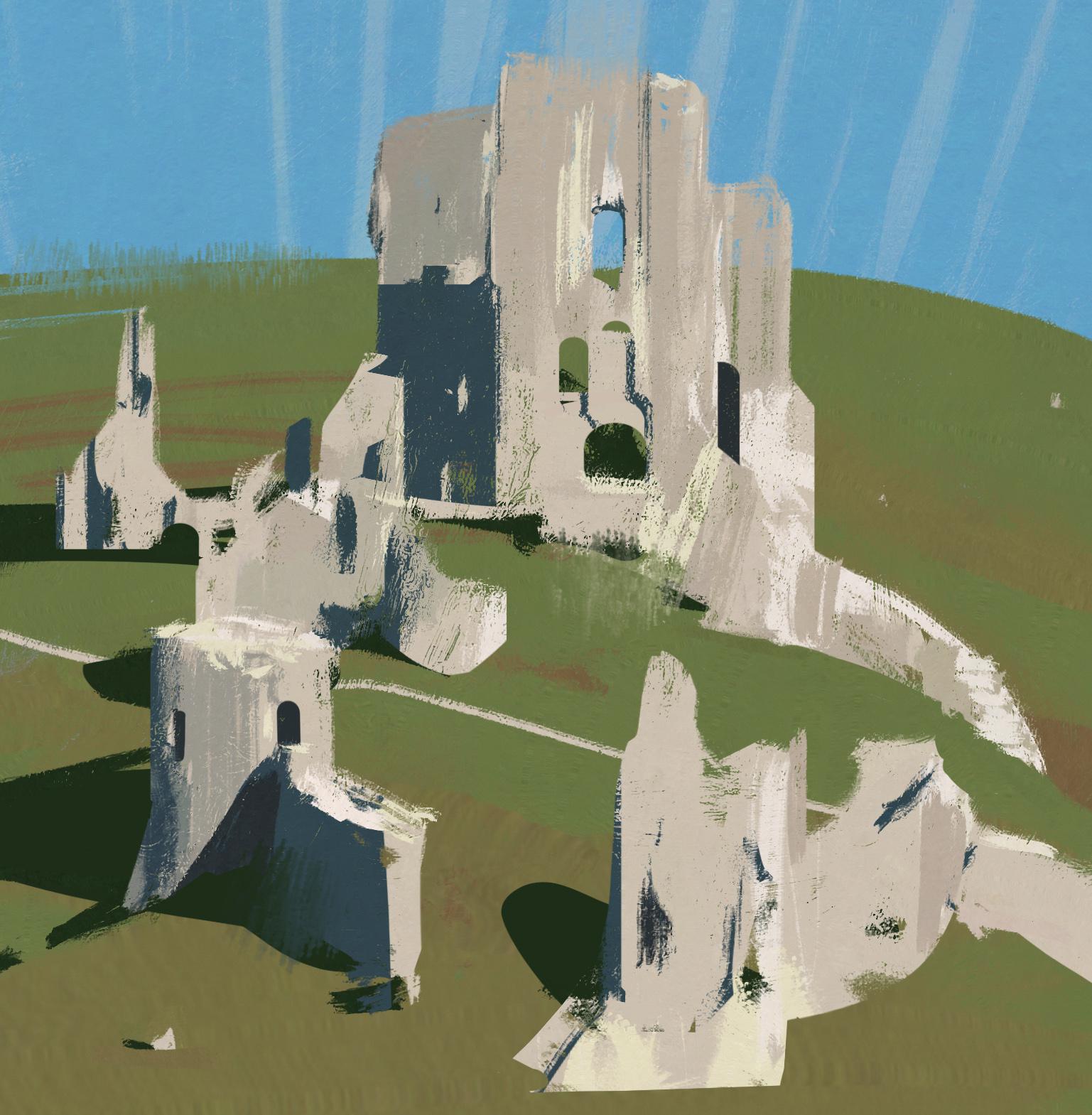 Ruins, me, digital, 2022 | Scrolller