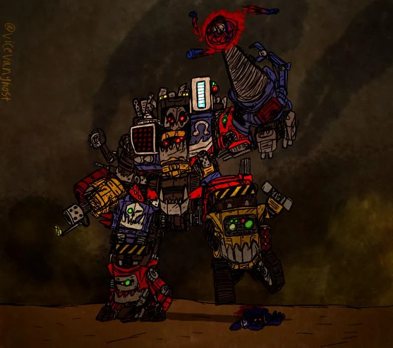 Behold the glorious horror of the deff dread megazork (oc) | Scrolller