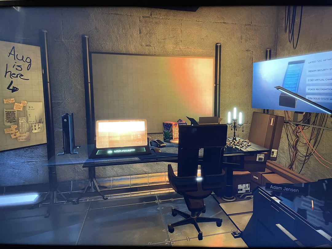 Adam Jensens shitty work nook at TF29 is still cooler than my work space | Scrolller