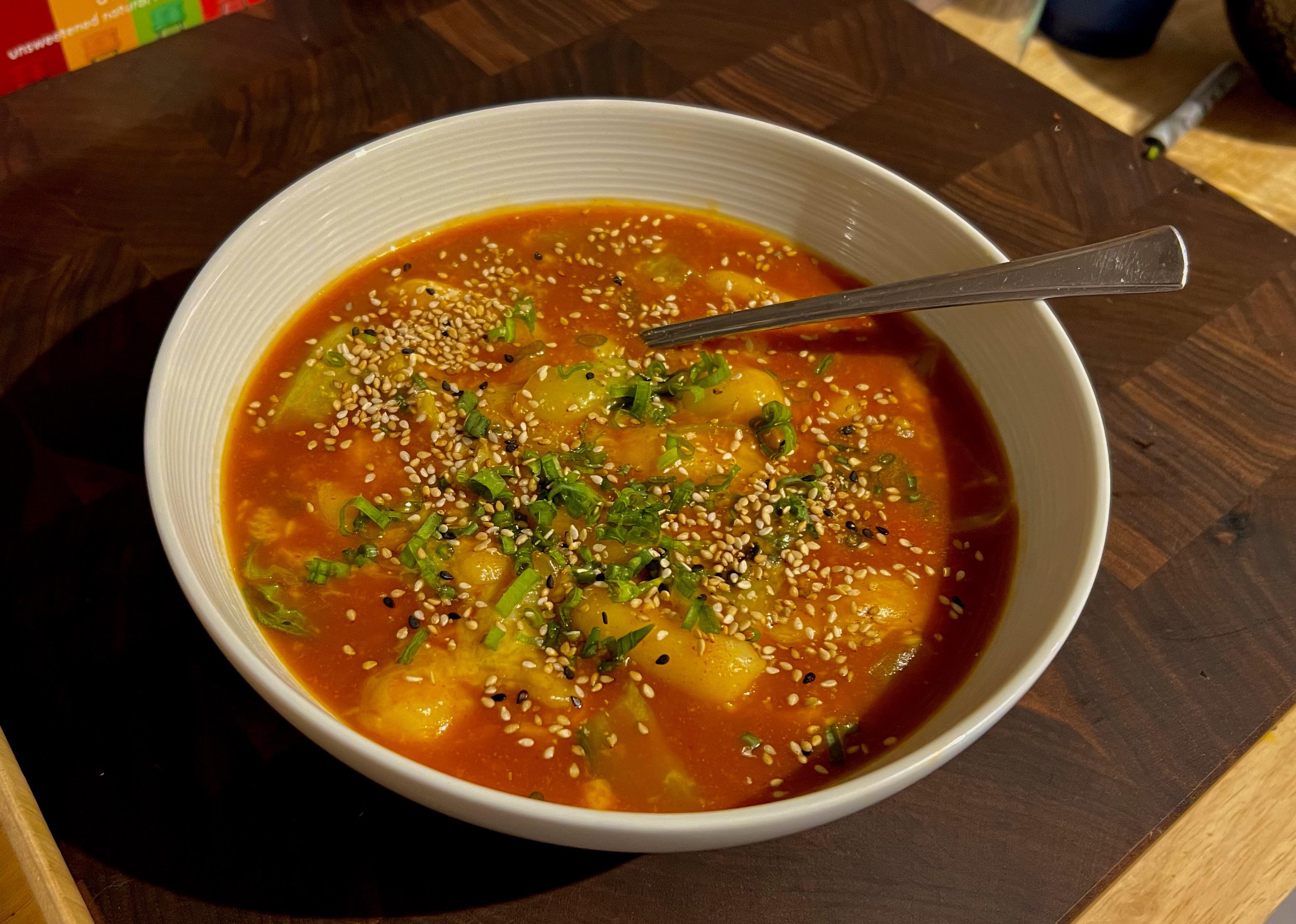 [Homemade] cheesy tteokbokki from scratch | Scrolller