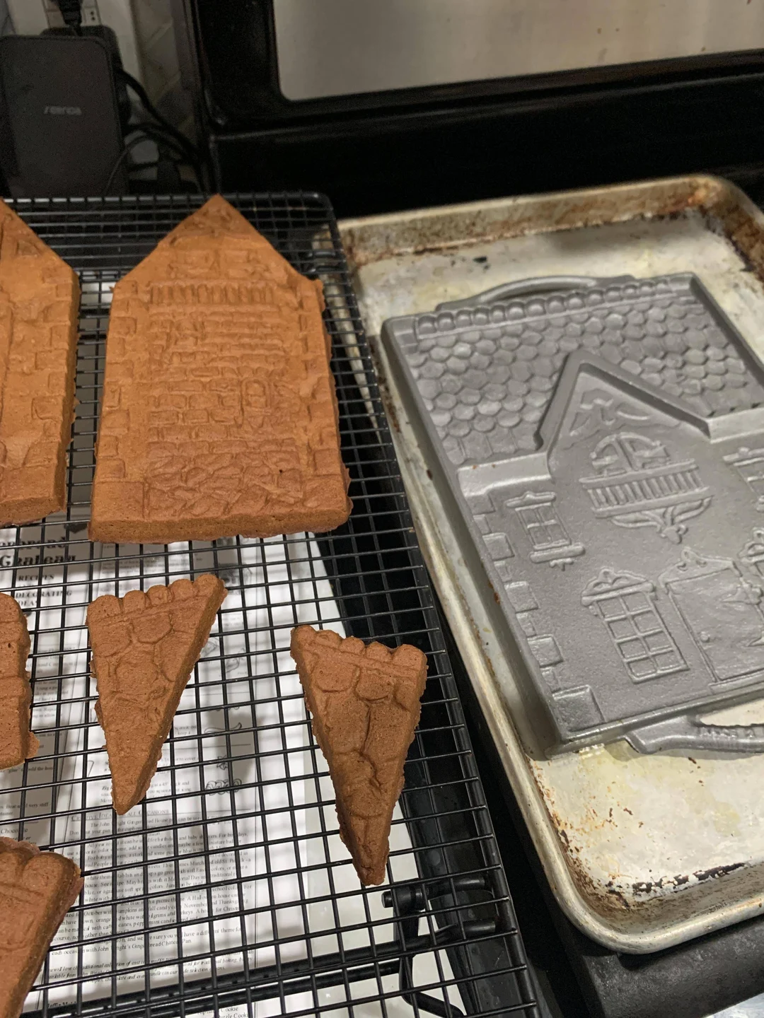 gingerbread chateau in my John Wright mold. | Scrolller