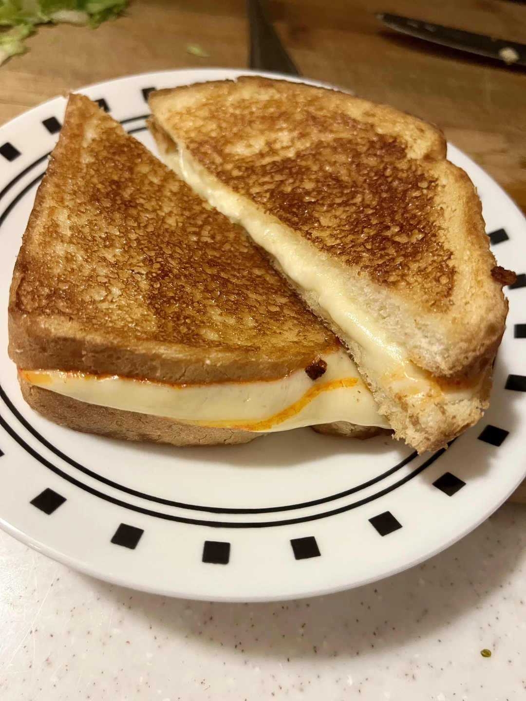 Muenster on white bread | Scrolller
