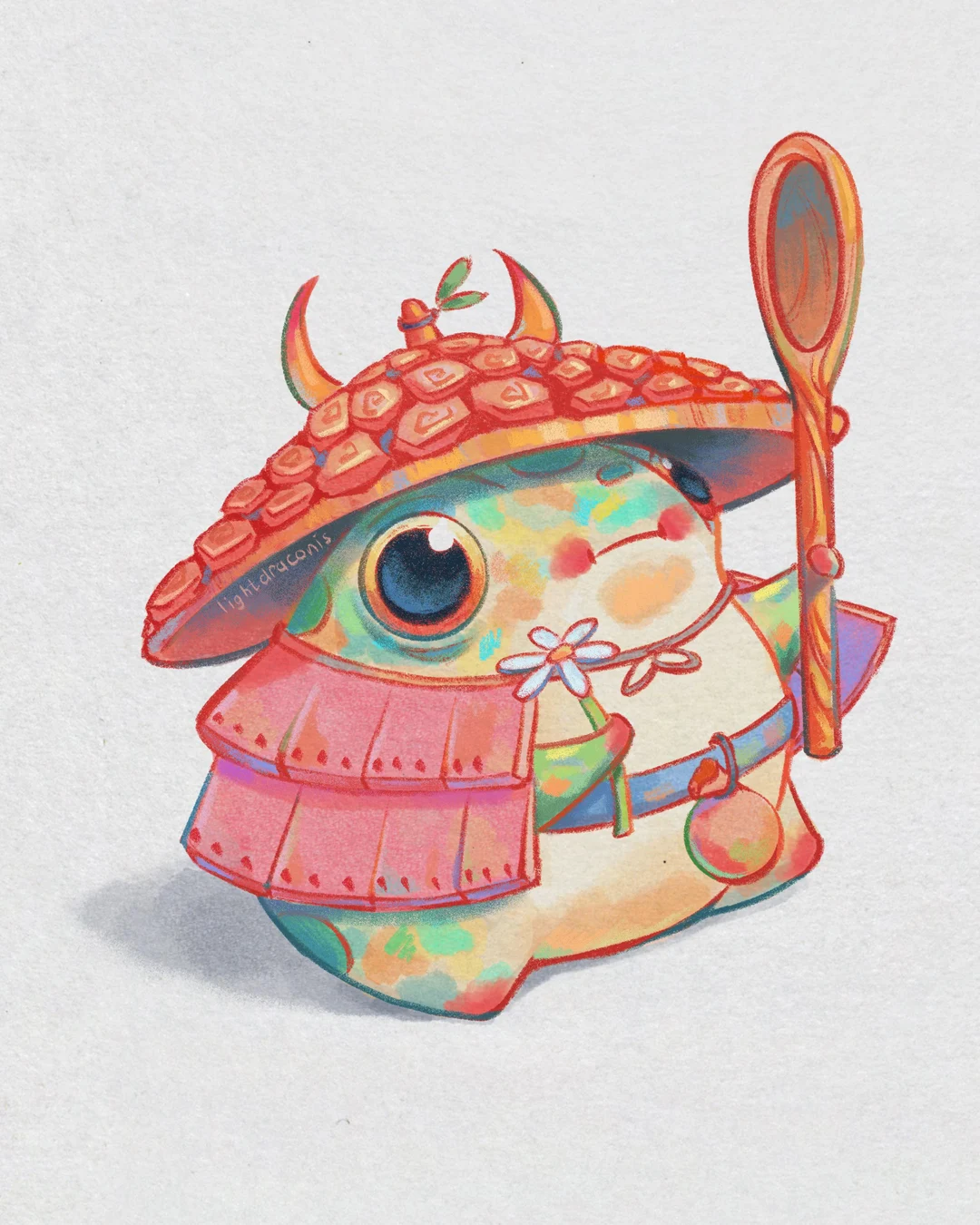 Spoon Samurai, me, digital, 2023 | Scrolller