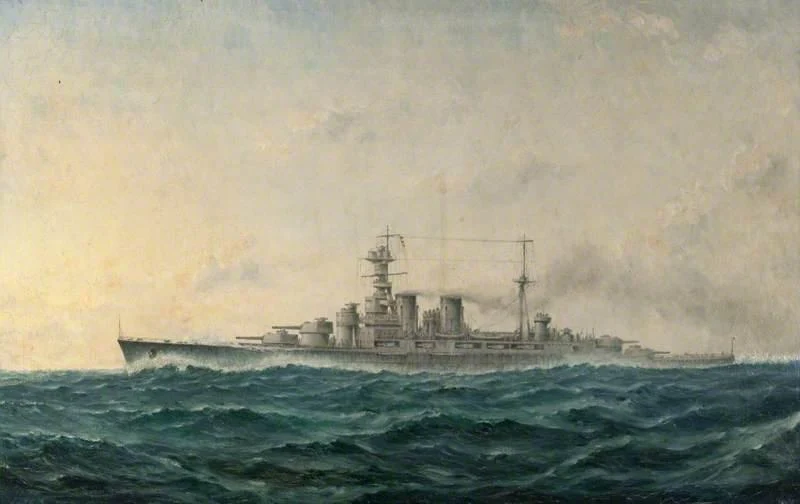 HMS Hood; By J. Sampson | Scrolller