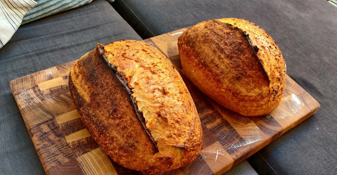 First bake after 2 months of not baking due to a flat move, first time in new, hotter, fan oven ...