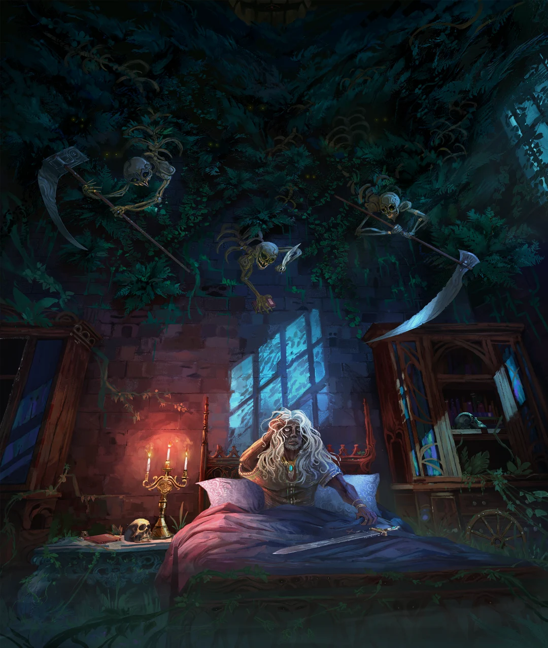 Waking up is not the end of the nightmare, orson29, digital, 2023 | Scrolller