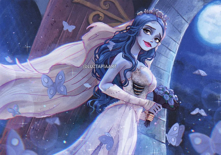Corpse Bride by Luz Tapia Art | Scrolller