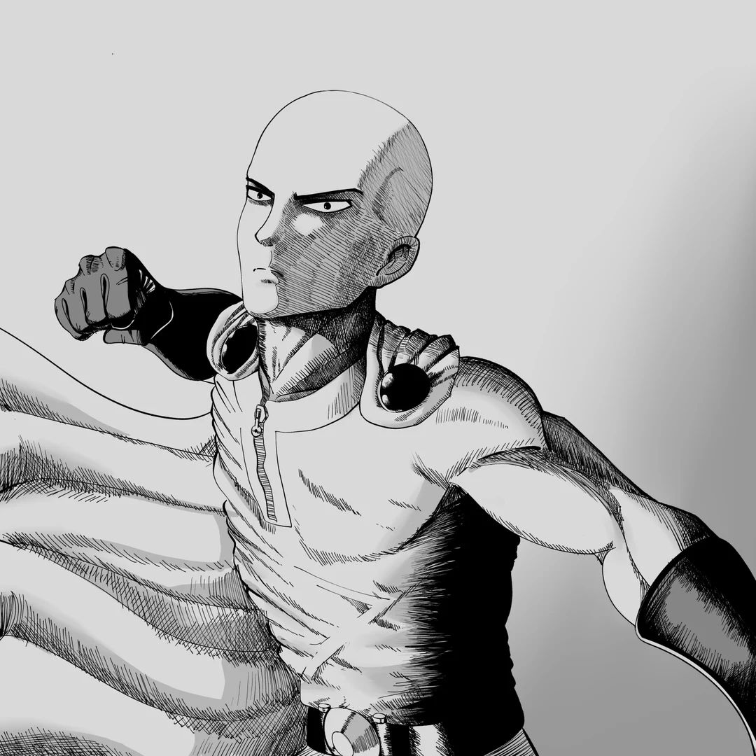 Tried out drawing the strongest man himself | Scrolller